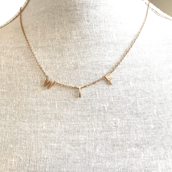 WTF Necklace – The Tin Box